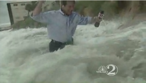 Who Else Wonders Why Reporters Stay In Harms Way During A Hurricane ...